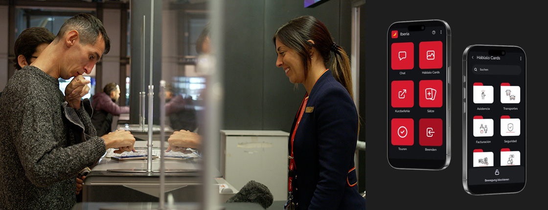 Iberia presenta ‘Háblalo’, una app para eliminar barreras en la ...